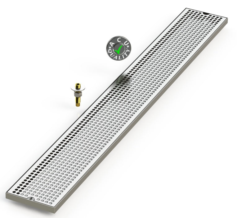 Surface Mount Drip Trays with Drain | ACU Precision Sheet Metal ...