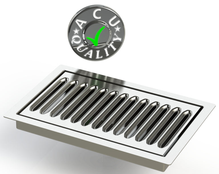Beer Flush Mounts | Recessed Drip Trays | ACU Precision Sheet Metal