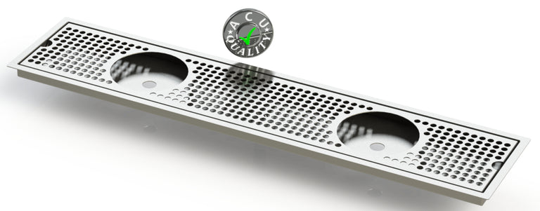 Built In Rinser Flush Mounted "Recessed" Draft Beer Drip Trays | ACU ...