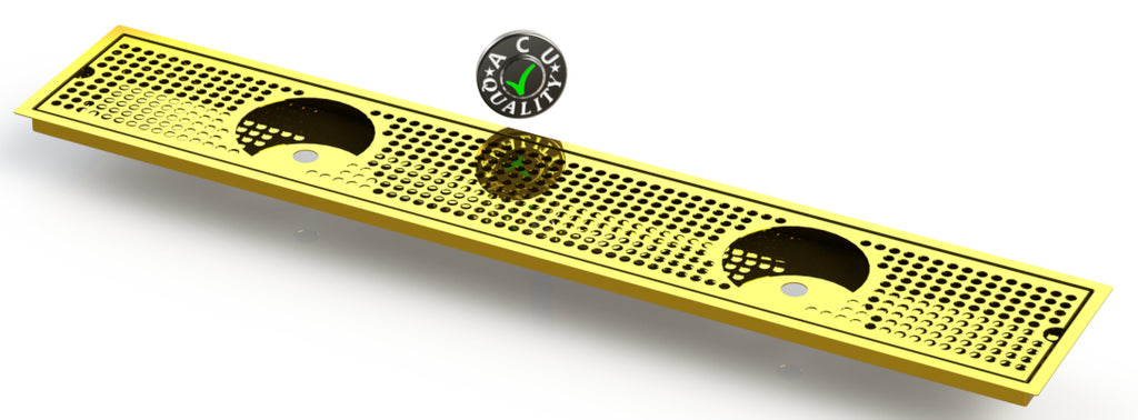 Built In Rinser Flush Mounted "Recessed" Draft Beer Drip Trays | ACU ...