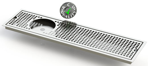 Built In Rinser Flush Mounted "Recessed" Draft Beer Drip Trays | ACU ...