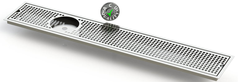 Built In Rinser Flush Mounted "Recessed" Draft Beer Drip Trays | ACU ...