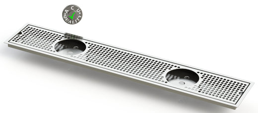 Built In Rinser Flush Mounted "Recessed" Draft Beer Drip Trays | ACU ...