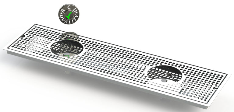 Built In Rinser Flush Mounted "Recessed" Draft Beer Drip Trays | ACU ...