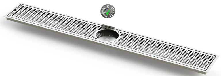 Built In Rinser Flush Mounted "Recessed" Draft Beer Drip Trays | ACU ...