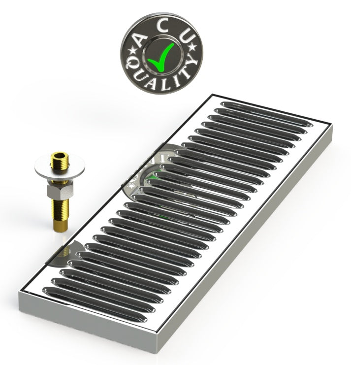 Surface Mount Drip Trays with Drain | ACU Precision Sheet Metal ...