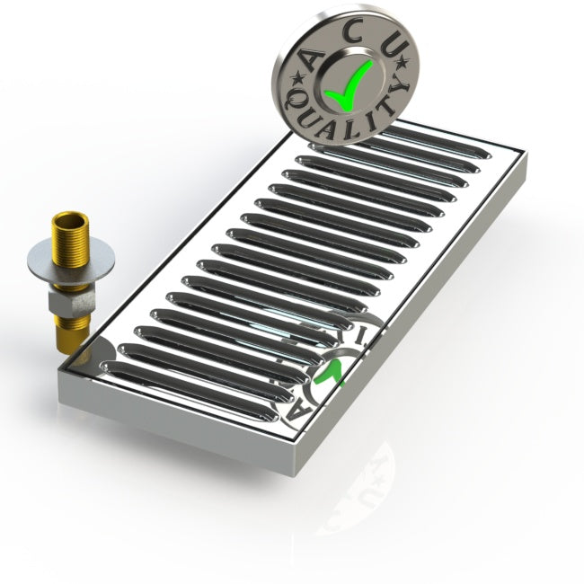 Surface Mount Drip Trays with Drain | ACU Precision Sheet Metal