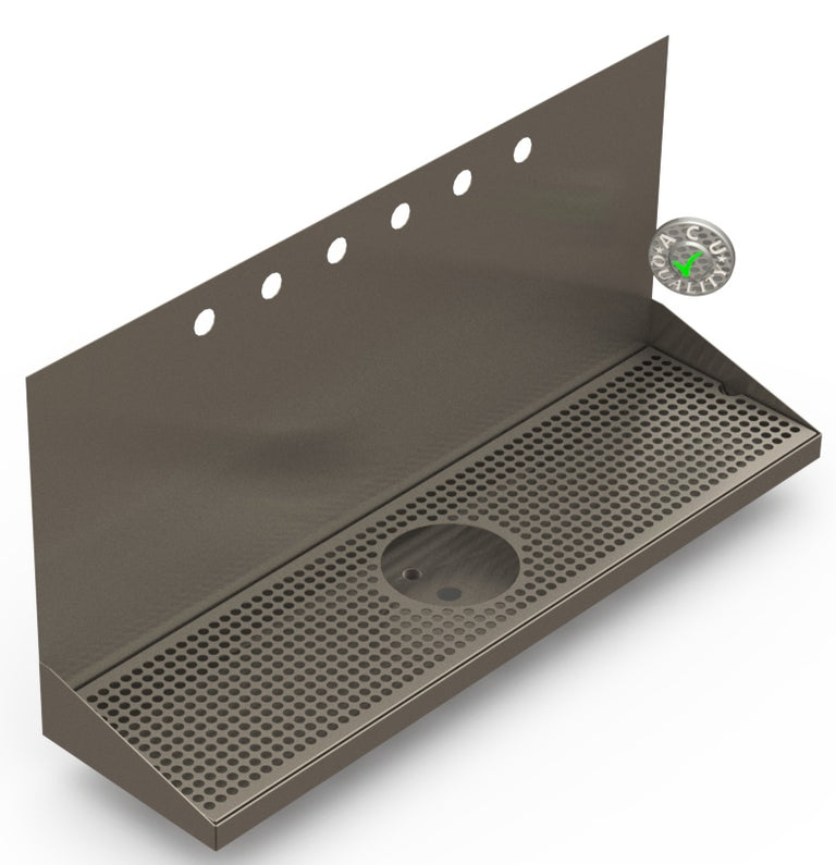 Built In Rinser Hole Wall Mounted Beer Drip Trays | ACU Precision Sheet ...